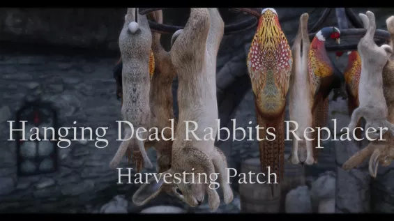 Hanging Dead Rabbits - Harvesting Patch モデル・テクスチャ - Skyrim Special ...